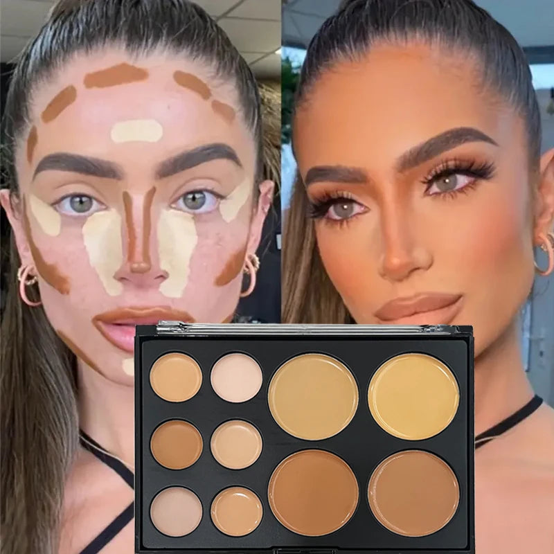 10 Color Concealer Palette – Glowcella